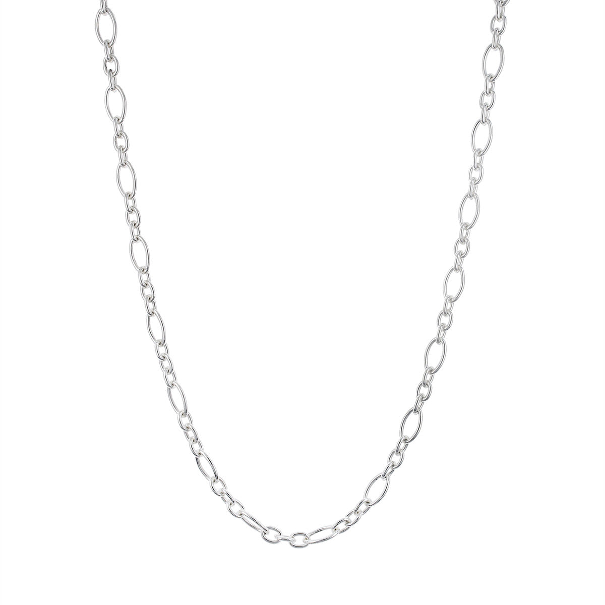 Slane Sterling Silver Oval Link 36 Inch Necklace Sylvan s Jewelers